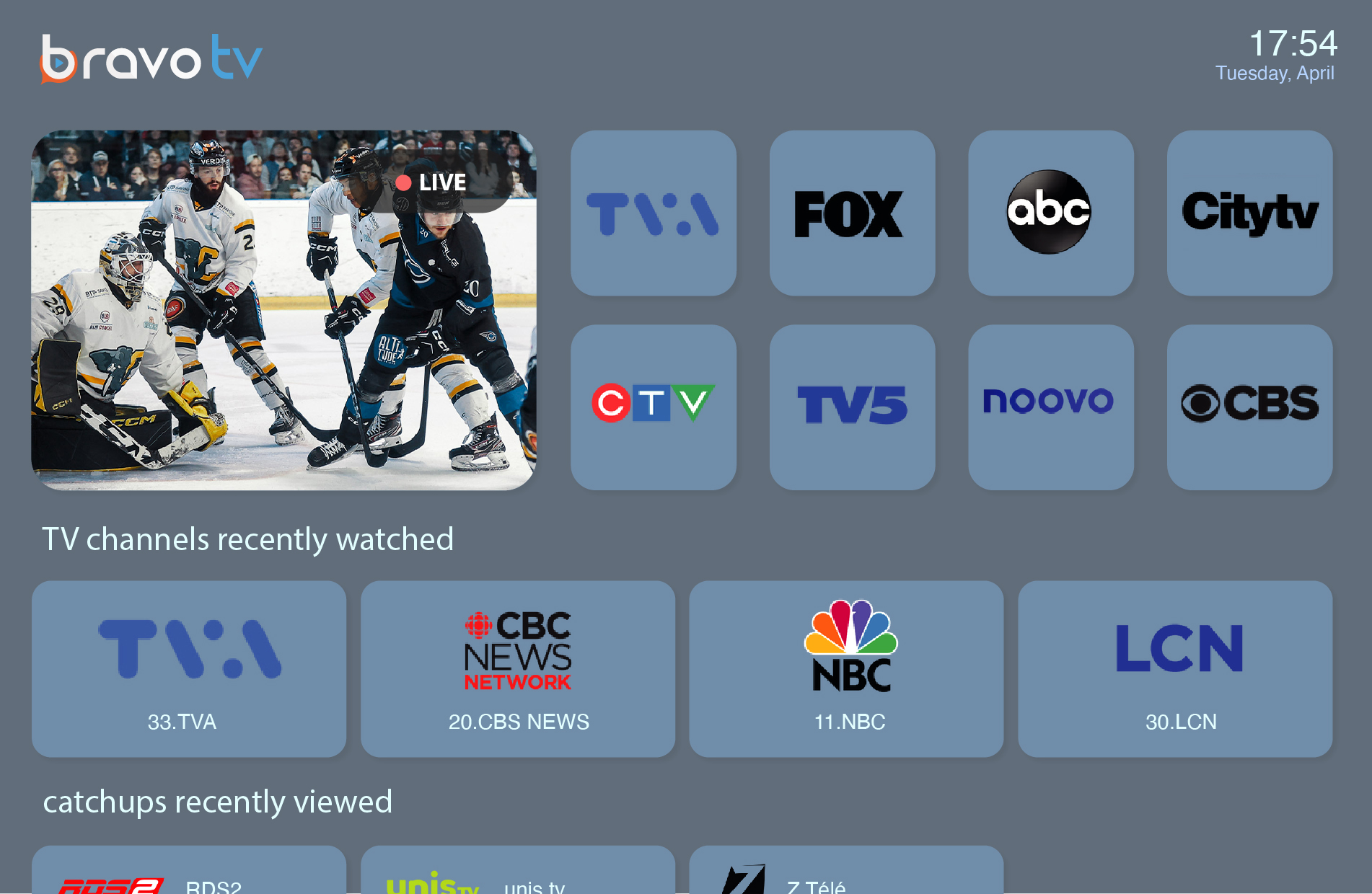 Guide: Access to the Smart Recording on Bravo TV